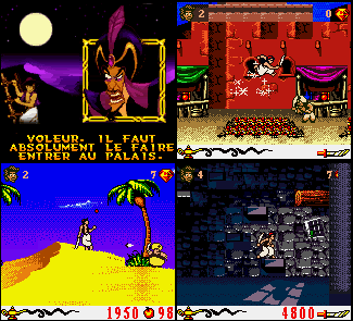 Aladdin — jeu vidéo Game Boy Color • Emu Nova