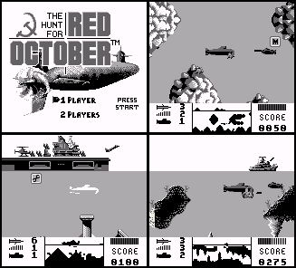 Hunt for Red October — jeu vidéo Game Boy • Emu Nova